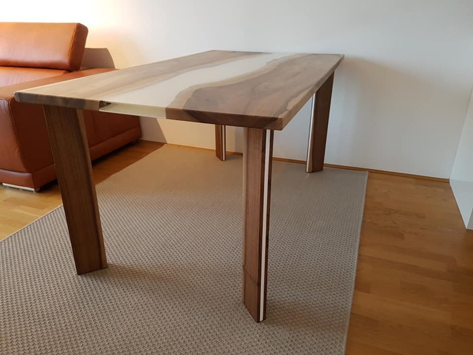 River Dining Table Frozen Dining Table Resin Dining Table - Etsy