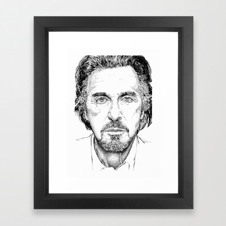 Al Pacino Portrait - A3 Ltd/open Edition Print - Etsy