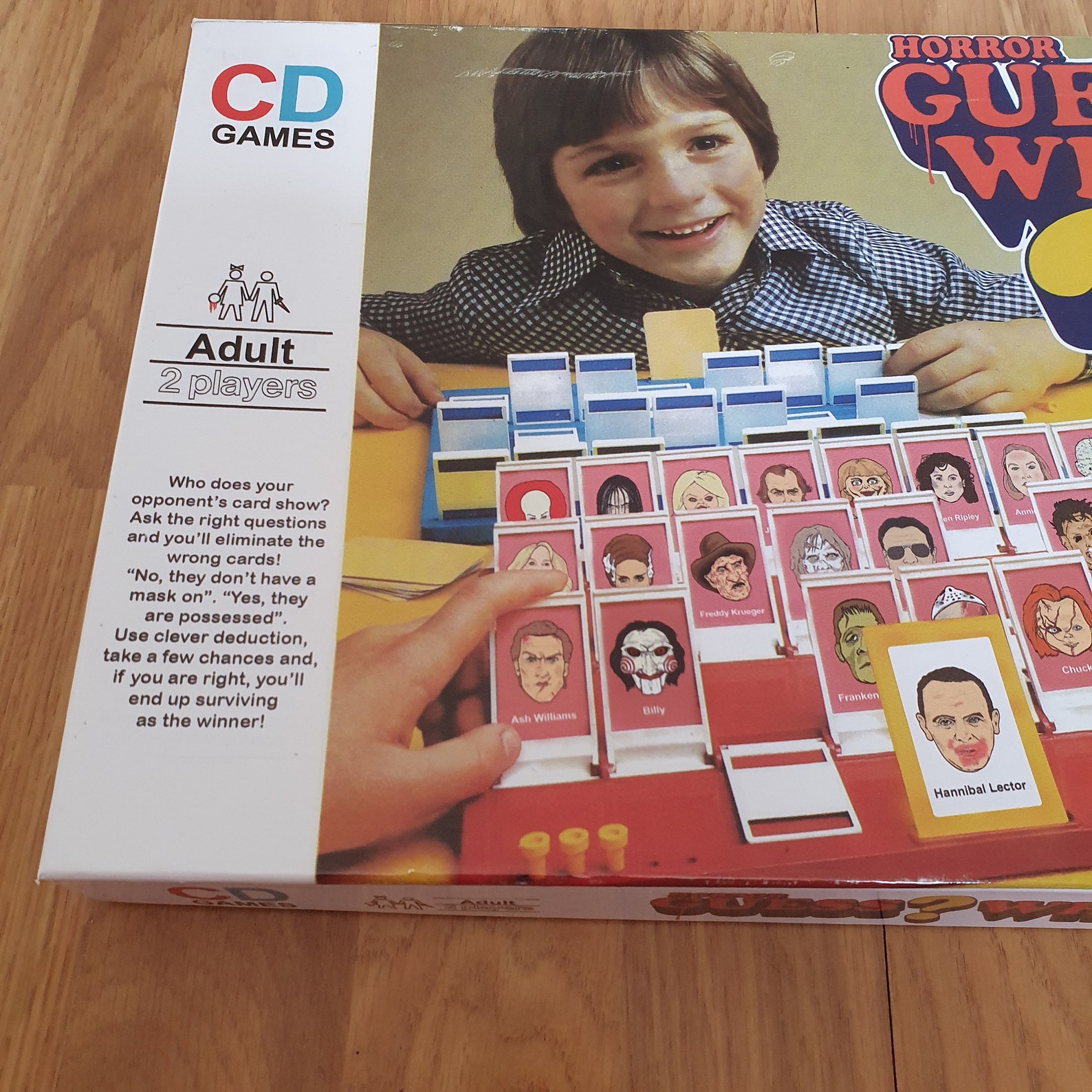 Horror Guess Who the Complete Boxed Game - Etsy