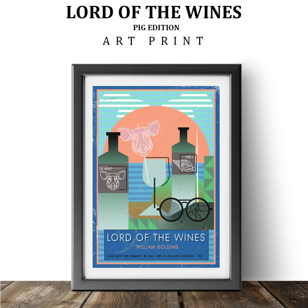 Lord of the Wines Vintage Book Cover Limited/open Edition A3 Print - Etsy