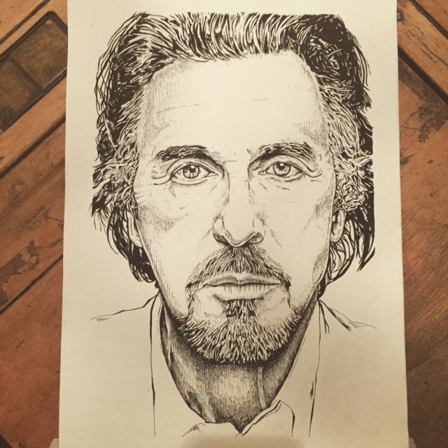 Al Pacino Portrait - A3 Ltd/open Edition Print - Etsy