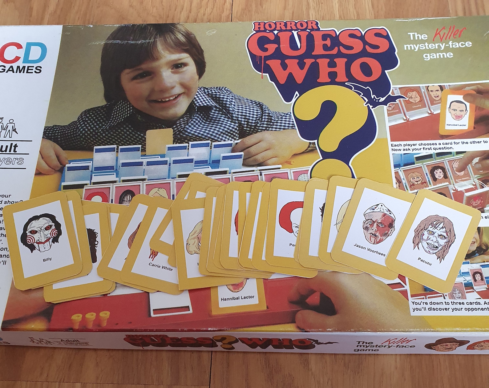 Horror Guess Who the Complete Boxed Game - Etsy