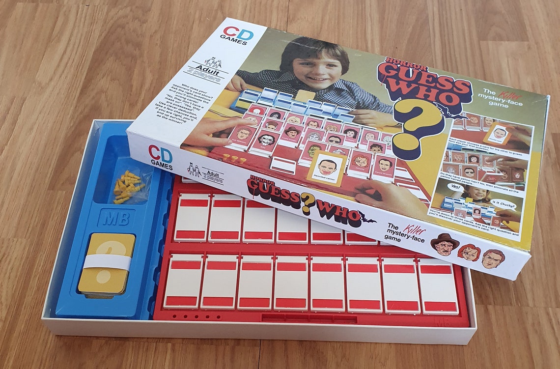 Horror Guess Who the Complete Boxed Game - Etsy