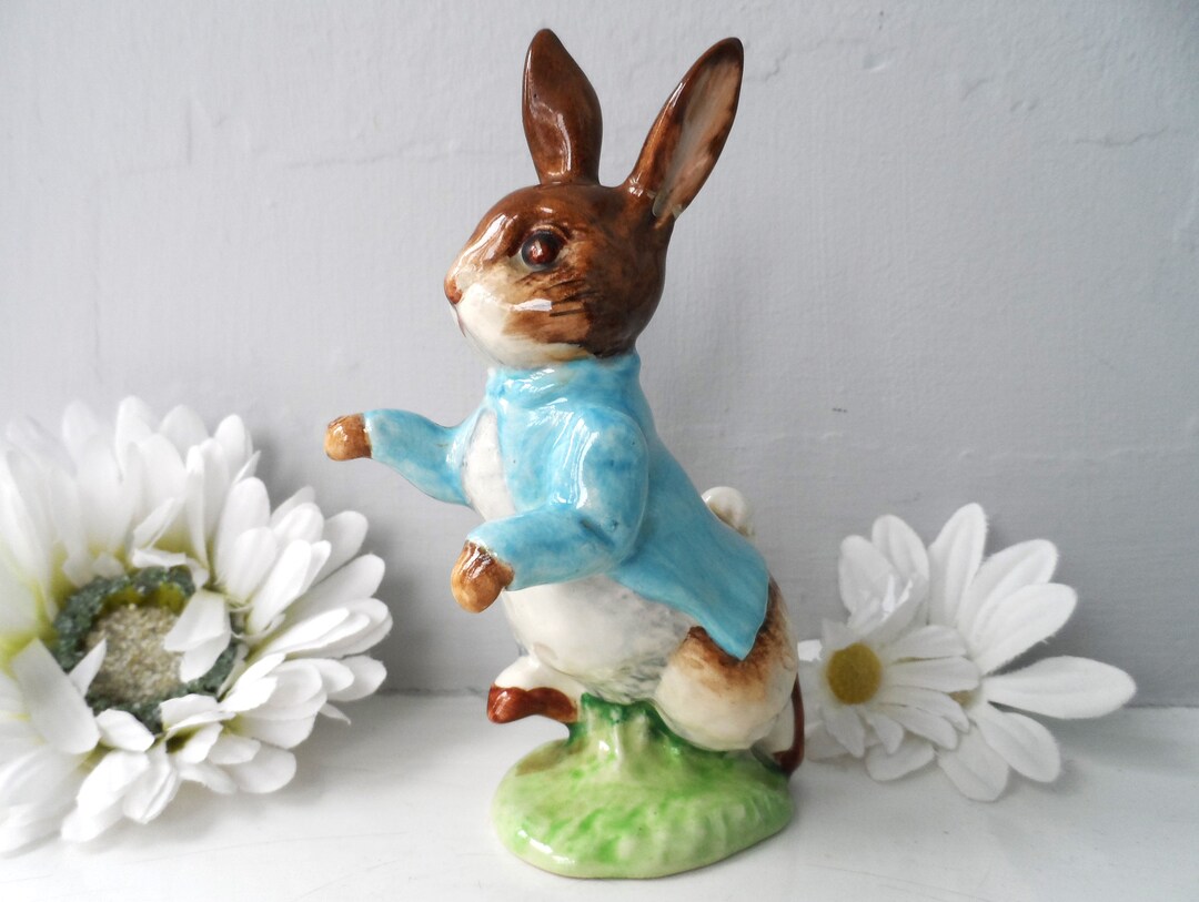 Vintage BESWICK Peter Rabbit Figurine Beatrix Potter - Etsy