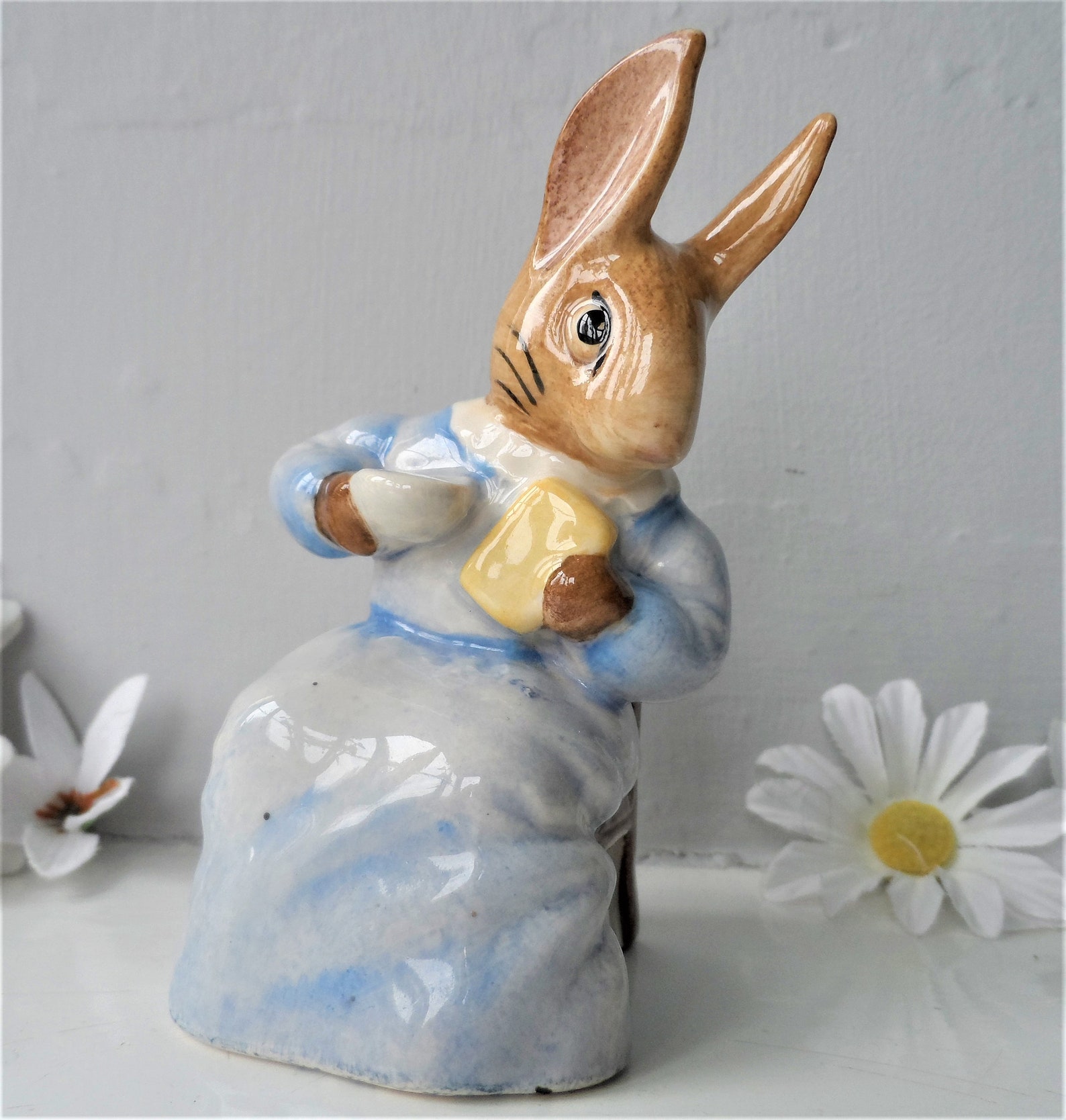 Vintage BESWICK Cottontail figurine Beatrix Potter | Etsy