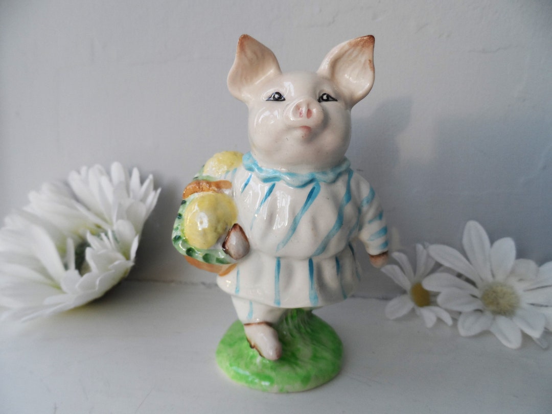 Vintage BESWICK Little Pig Robinson Beatrix Potter Figurine - Etsy