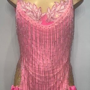 Pink Latin- Competition-rhythm-show-dance Dress - Etsy