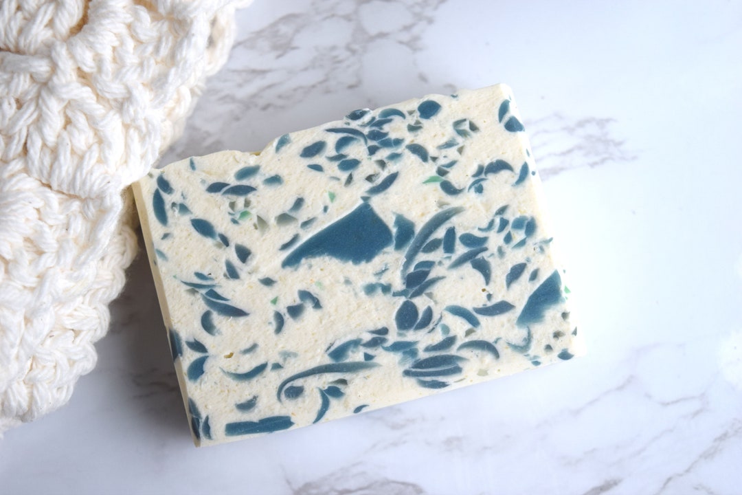 Seaglass Goat Milk Soap, Fresh Ocean Linen Type Scent, Handmade Soaps ...