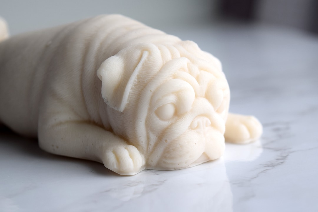 Pug Shaped Soap, Honey Oat Boxed Set for Dog Mom, Dad, Personalized Dog ...