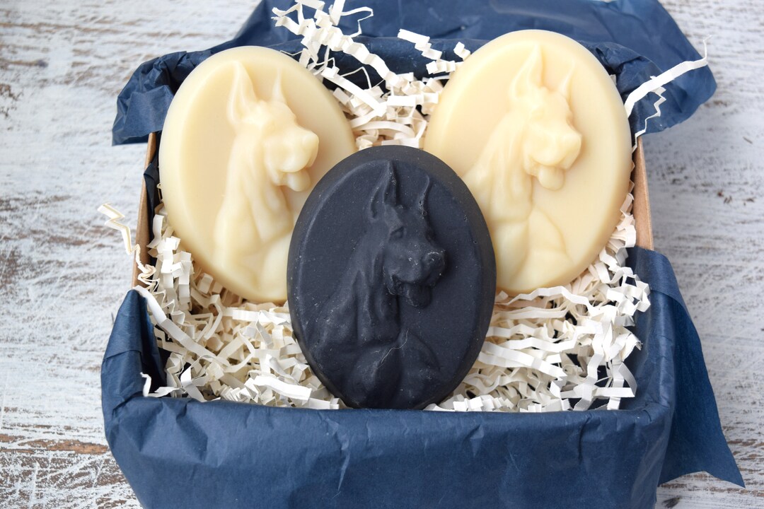 Great Dane Boxed Gift Set, Three Goat Milk Soaps, Lavender Soap, for ...