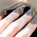 Mythical Armour Ring Full Finger Claw Ring Silver Adjustable Elven Armor Vampire Jewellery ...