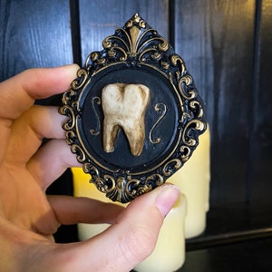 Mini Wall Art Tooth - Spooky Gallery Wall Filler - Halloween Decor ...