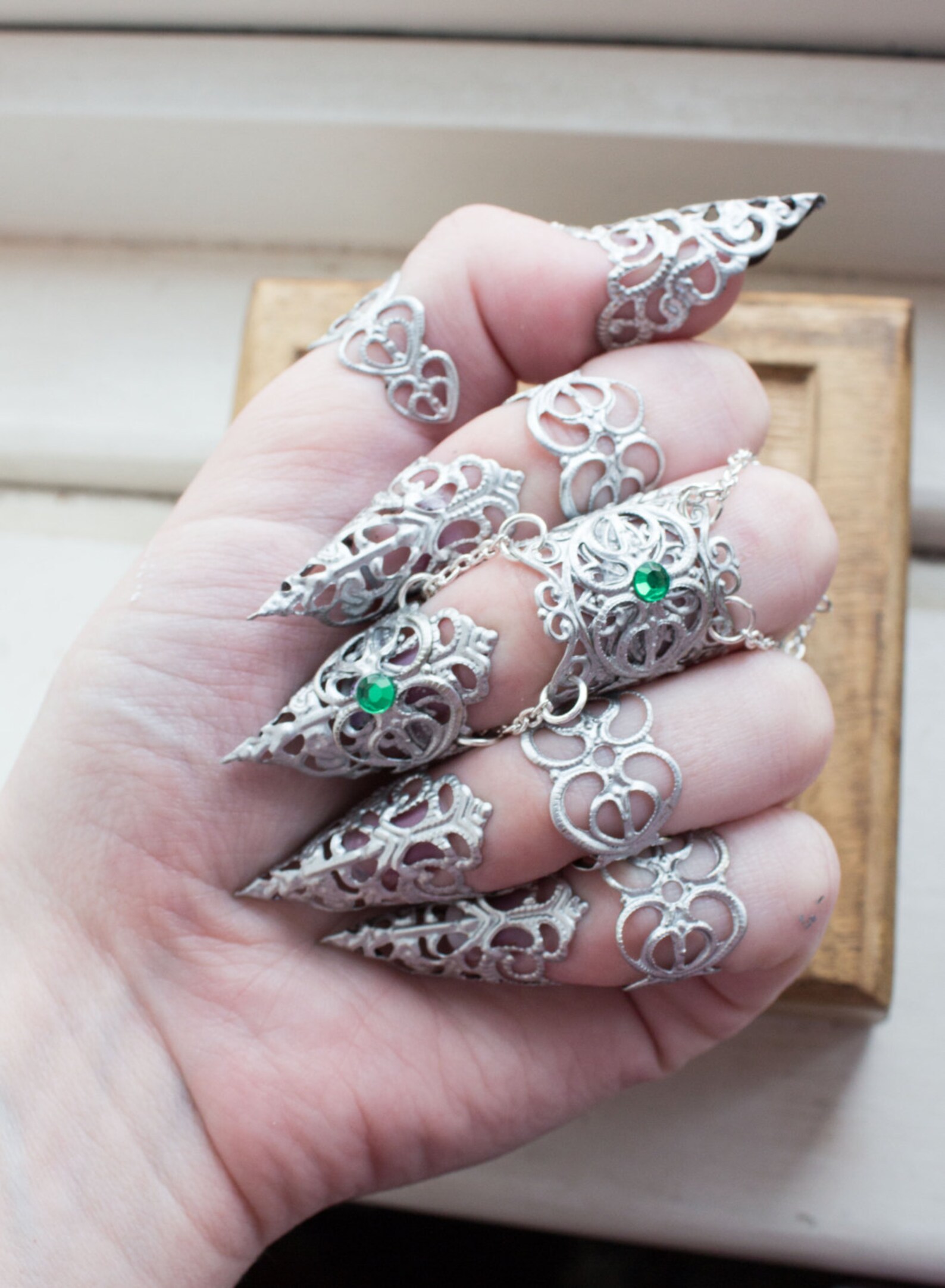 Silver Armour Claw Rings Bundle Adjustable Claws - Etsy UK
