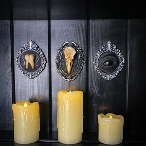 Mini Wall Art Trio - Spooky Gallery Wall Filler - Halloween Decor ...