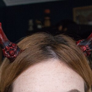 Devil Horns in Red - Halloween Costume - Horn Headband - Etsy