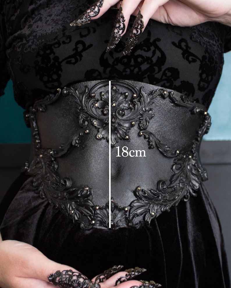 Gothic Waist Corset Belt in Gold - Etsy