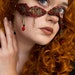 Red Face Jewellery - Fairy Core Nose Jewelry - High Fae Armour - Celtic ...
