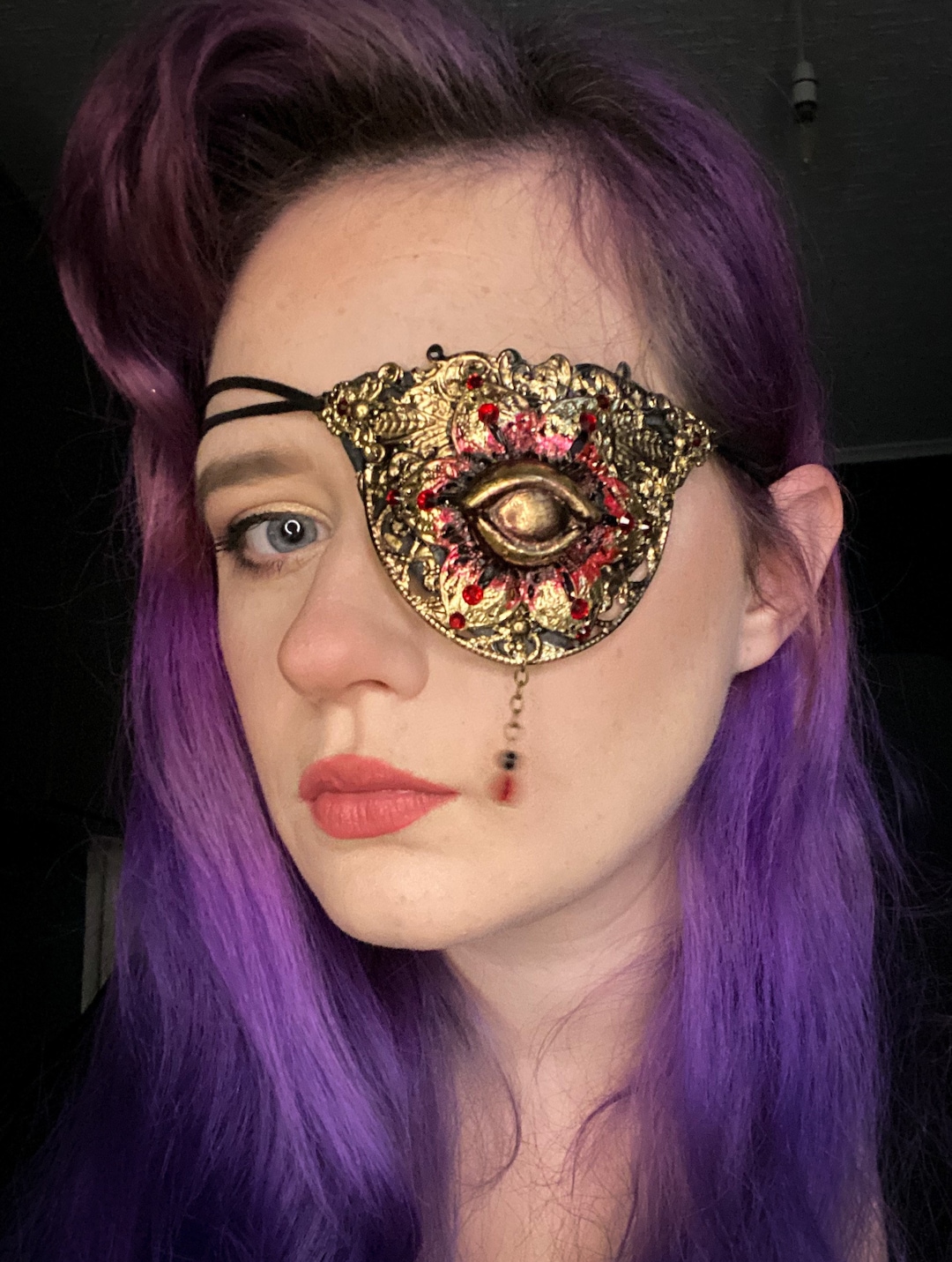 Steampunk Eyepatch Costume Wear Pirate Cosplay Roman - Etsy