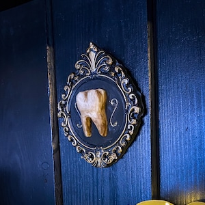 Mini Wall Art Tooth - Spooky Gallery Wall Filler - Halloween Decor ...