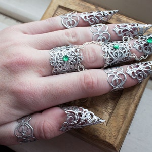 Silver Armour Claw Rings Bundle Adjustable Claws - Etsy UK