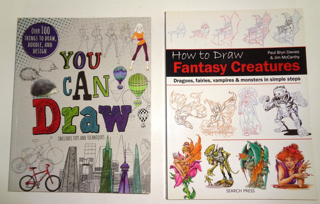 You Can Draw and How to Draw Fantasy Creatures and Tips & Techniques 2 ...
