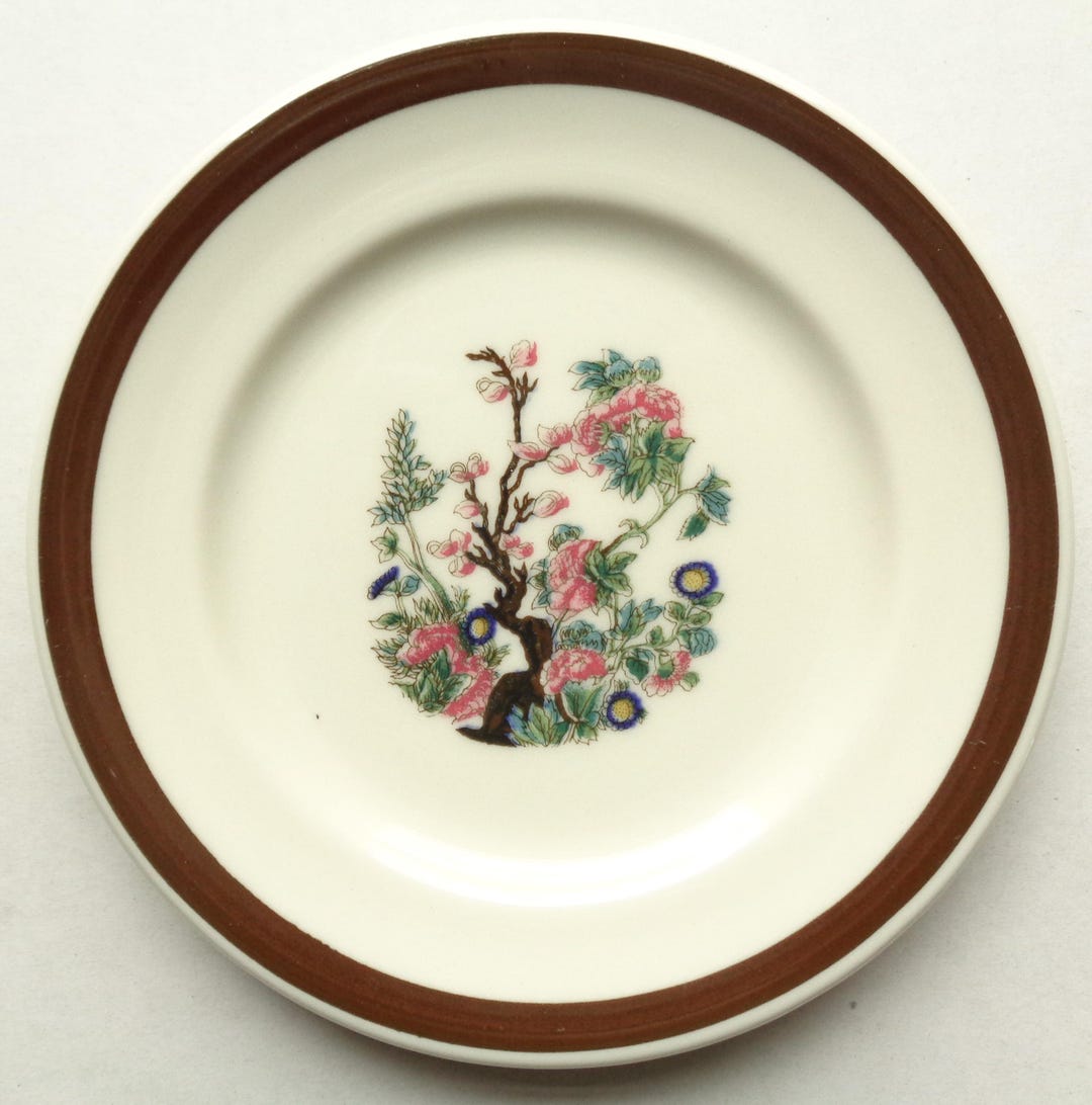 Vintage Indian Tree Plate - Shenango China Restaurant Ware 5.5 In - Etsy