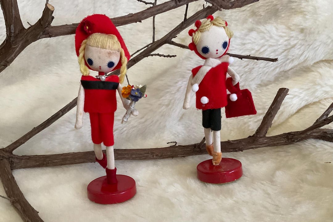 Vintage Pose Doll, Set of 2 , - Etsy