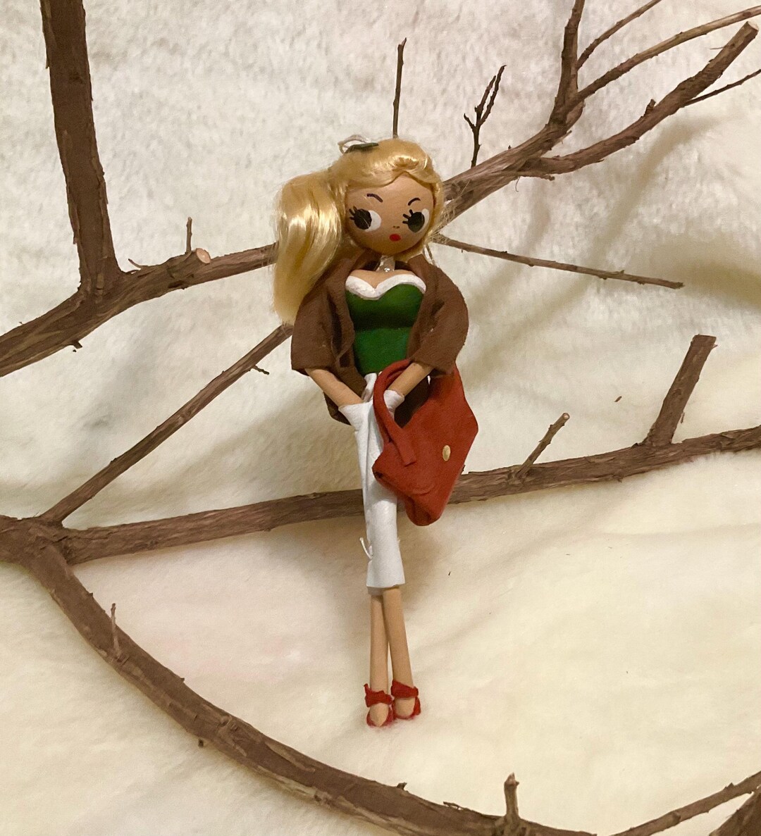 1960’s Vintage Hand Made Kitsch Doll. 7 1/2 Inches Toll, - Etsy