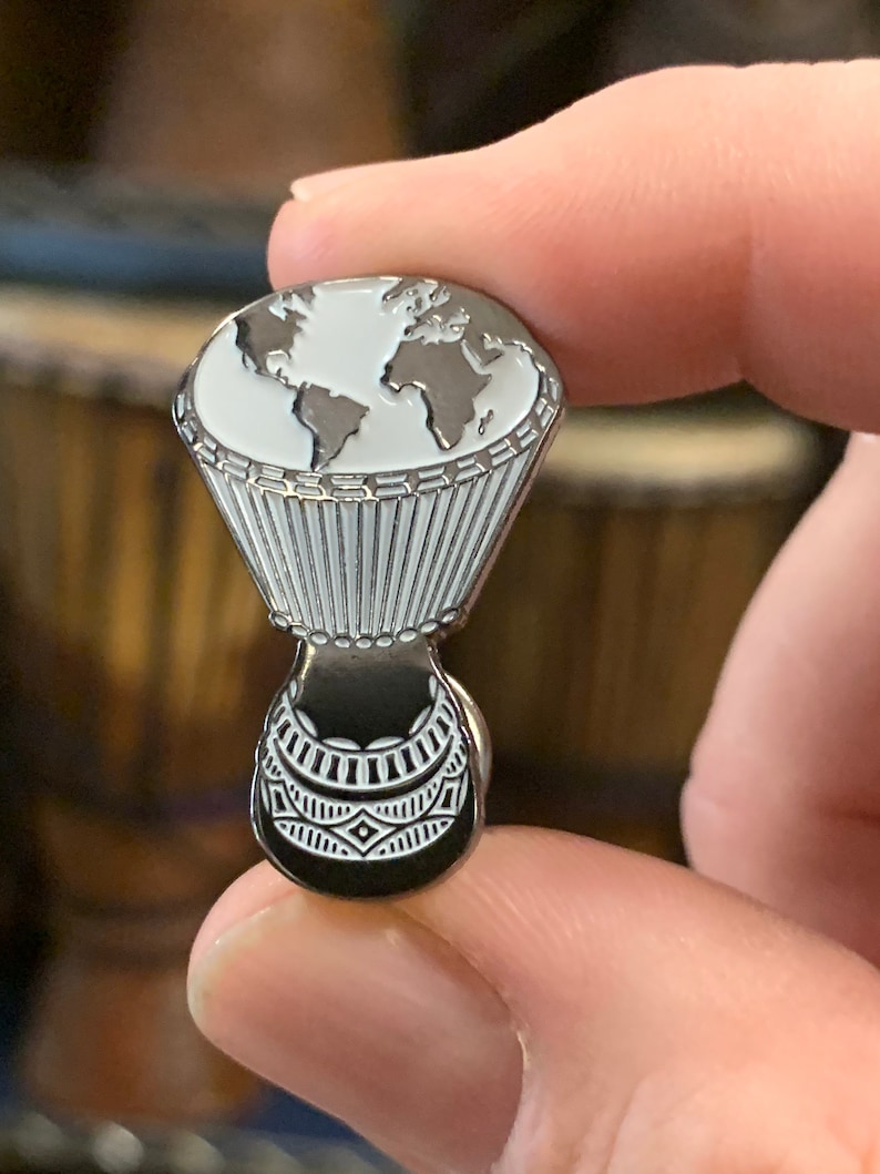 Djembe Pin - Etsy