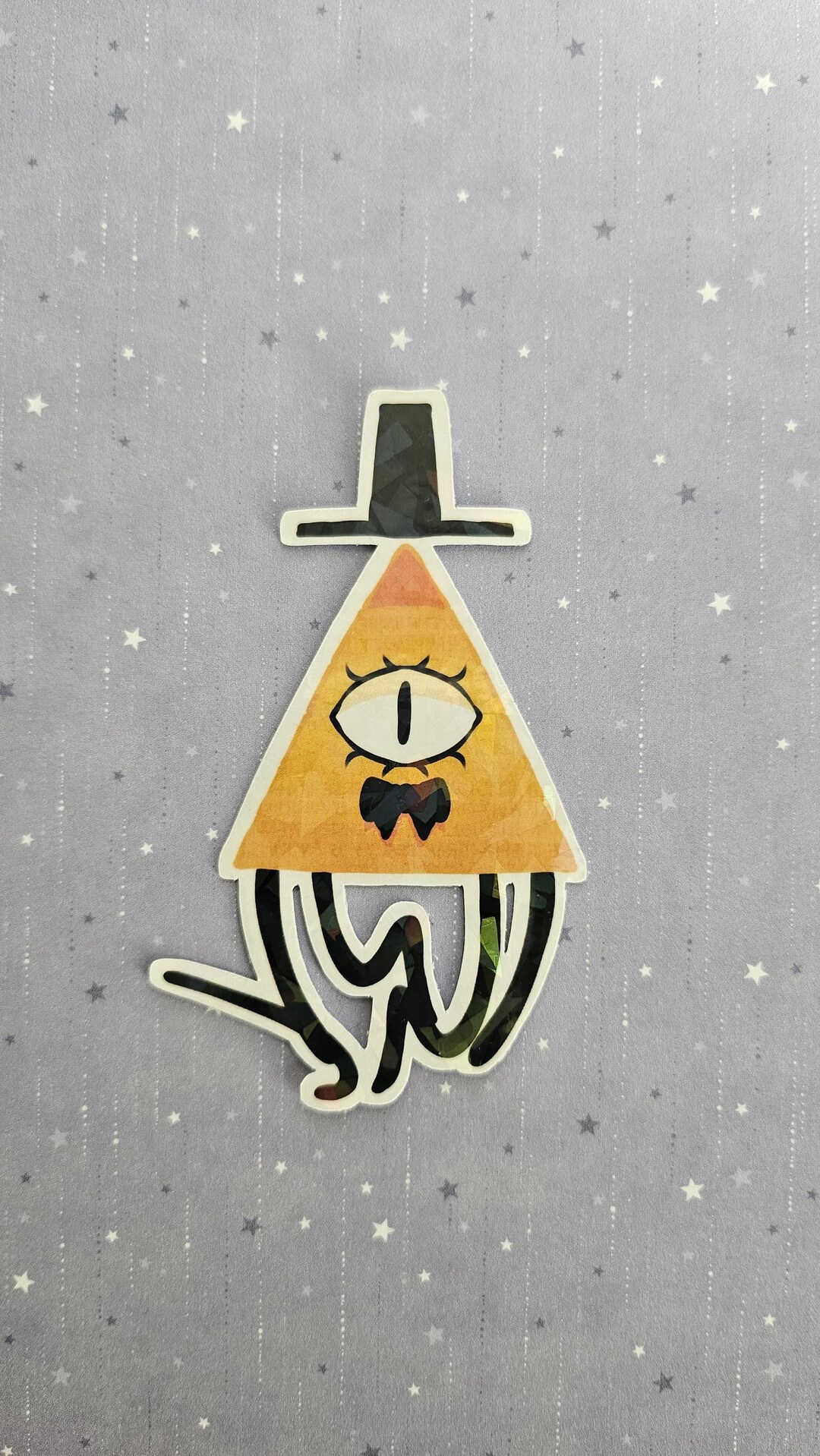 BILL Cipher Holo Sticker - Etsy