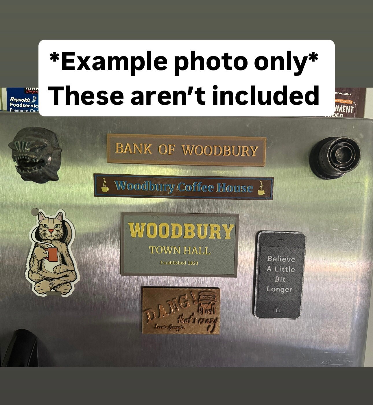 The Walking Dead TWD 3D Replica Alexandria Safe Zone Sign - Etsy