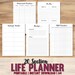 PRINTABLE/DIGITAL A4 Life Planner - 20 SECTIONS - Life Tracker - to Do ...