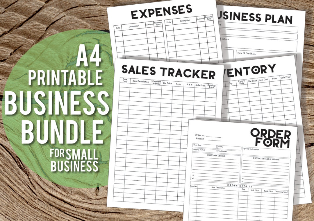 PRINTABLE/DIGITAL A4 Business Bundle - A4 Business Organisation ...