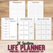 PRINTABLE/DIGITAL A4 Life Planner - 20 SECTIONS - Life Tracker - to Do ...
