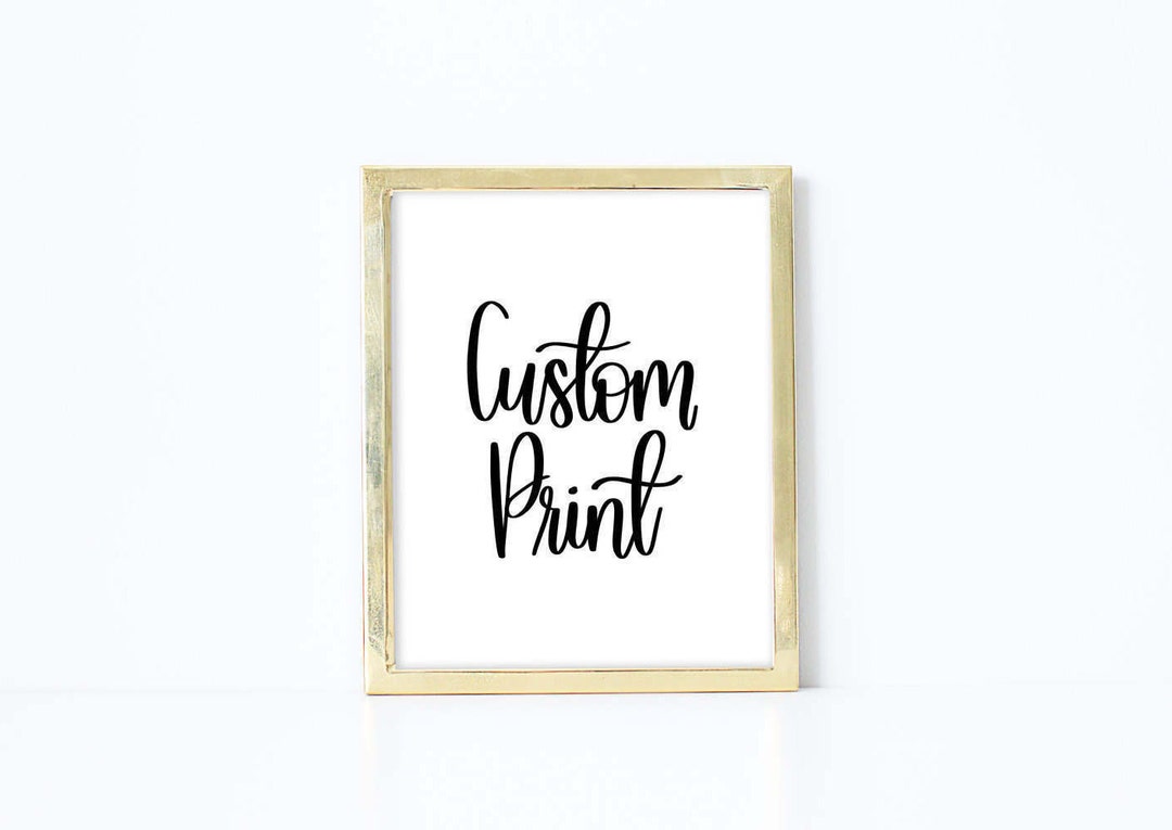 Custom Digital Print - Custom Printable - Hand Lettered - Wall Hangings ...