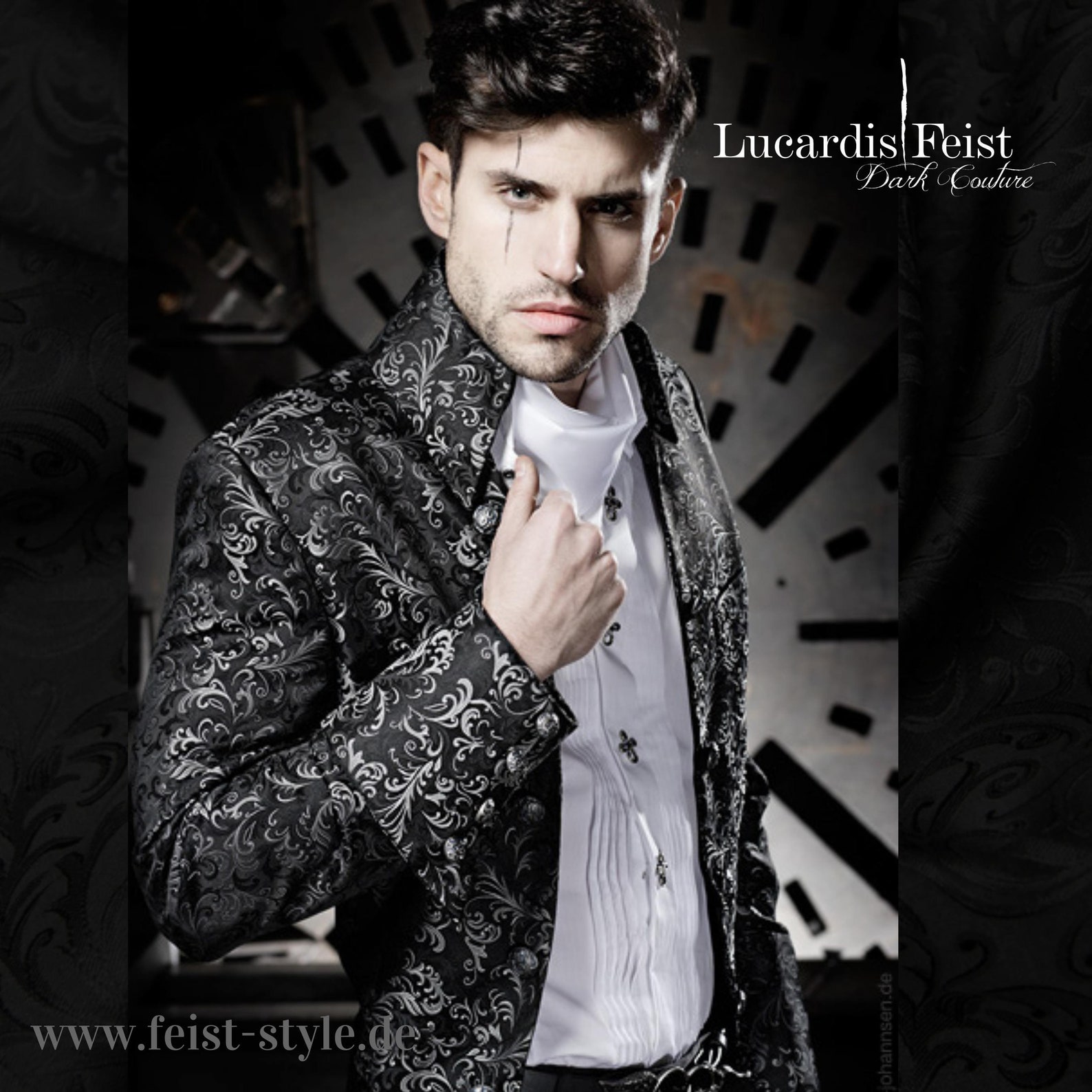Legendary Steampunk Tailcoat in Silver / Groom Frock From Wedding ...