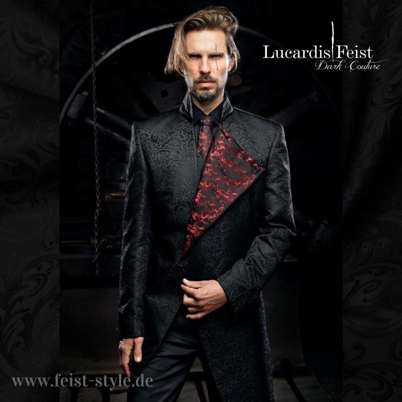 Steampunk Frock Coat / Extravagant Wedding Suit / Original Feist Style ...