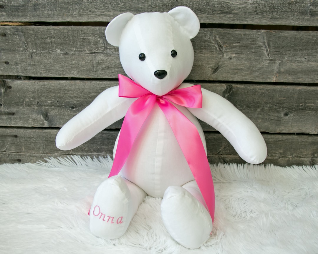 Design Your Own Teddy Bear, Autograph Bear, Signature Stuffed Animal ...