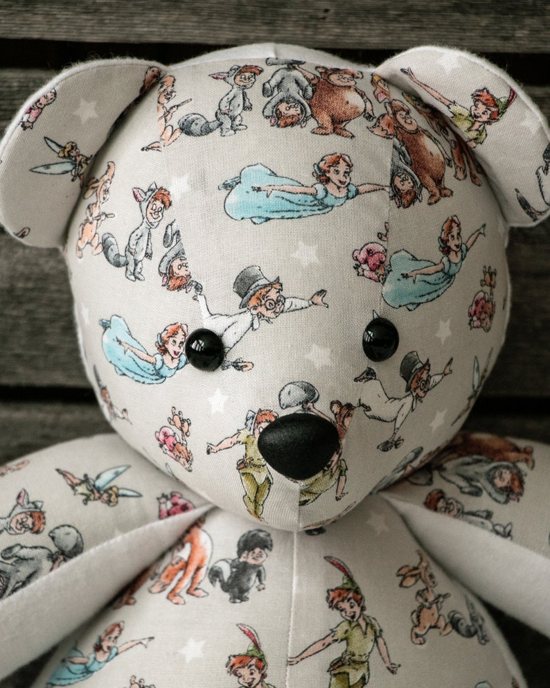 Peter Pan Characters Teddy Bear, Novelty Stuffed Animal, Handmade One ...