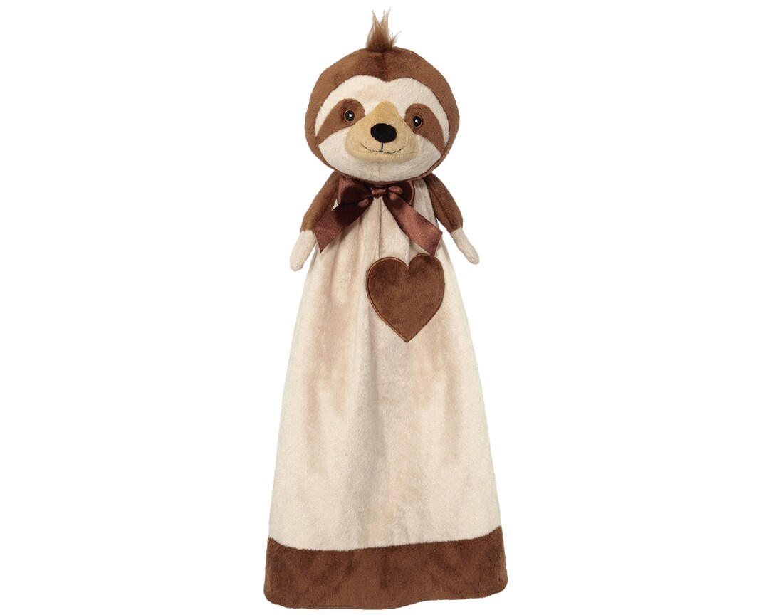 Blankey Buddy Sloth, Embroider Buddy, Plush Sloth Blanket, Gifts for ...