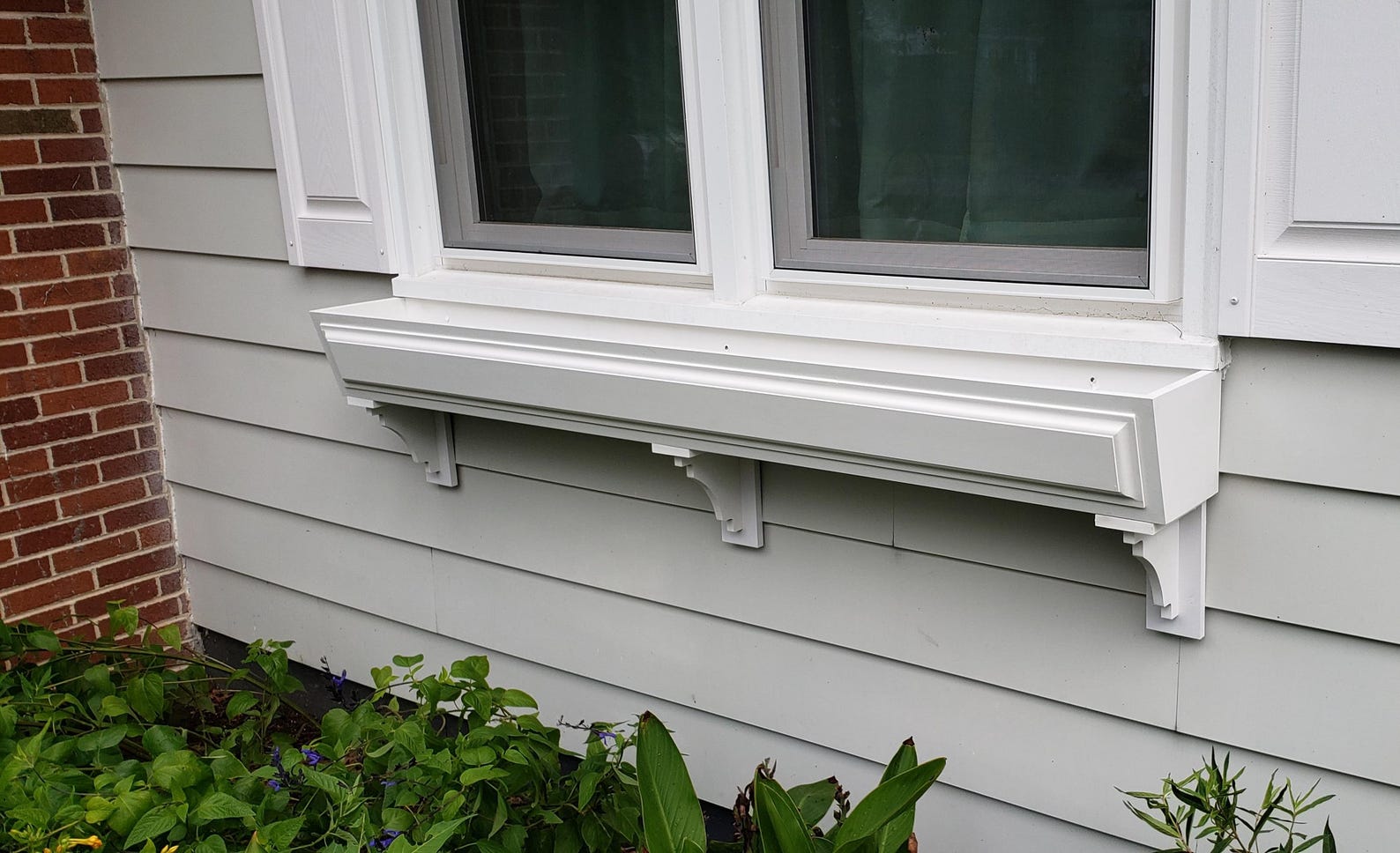 Raised Panel Front Tapered Front Window Flower Box - Etsy