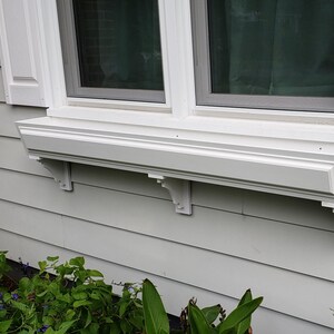 Raised Panel Front Tapered Front Window Flower Box - Etsy