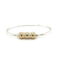 Made on Cape Cod. Bracelet Made in Sterling Silver With a 14k Yellow ...