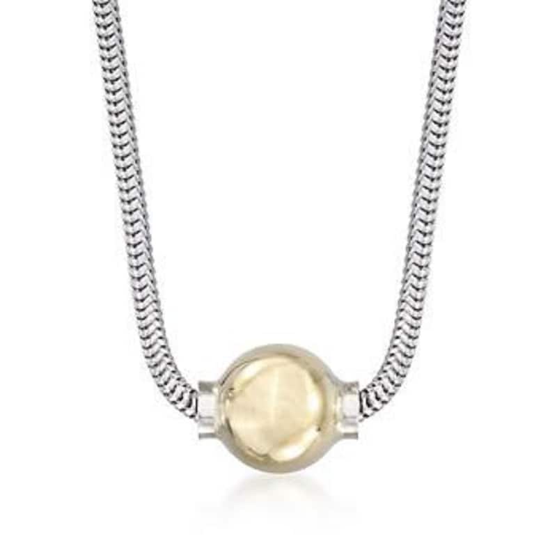 Snake Ball Necklace Gold - Etsy