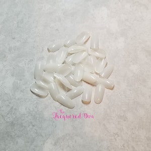 Short Oval Full Cover Nail Tips 100 Count Free Shipping!! Thin, Strong ...