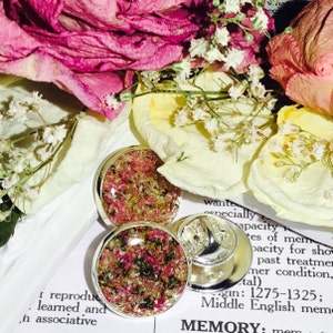 Tie Tack, Tie Pin, Memorial, Dried Flower, Lapel Pin, From Funeral ...