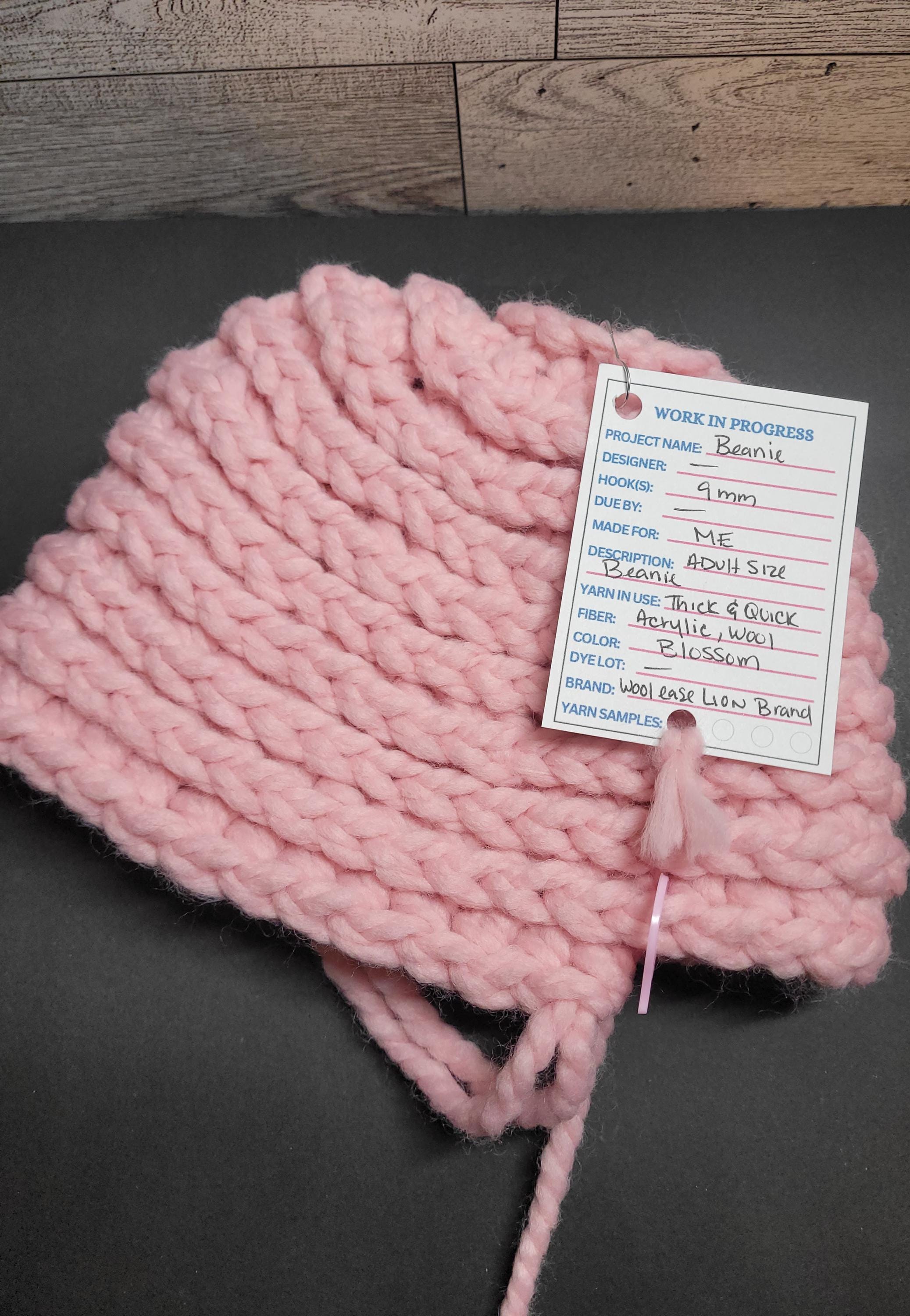 Work in Progress Yarn Tags, PDF Printable Yarn Labels,organized Yarn ...