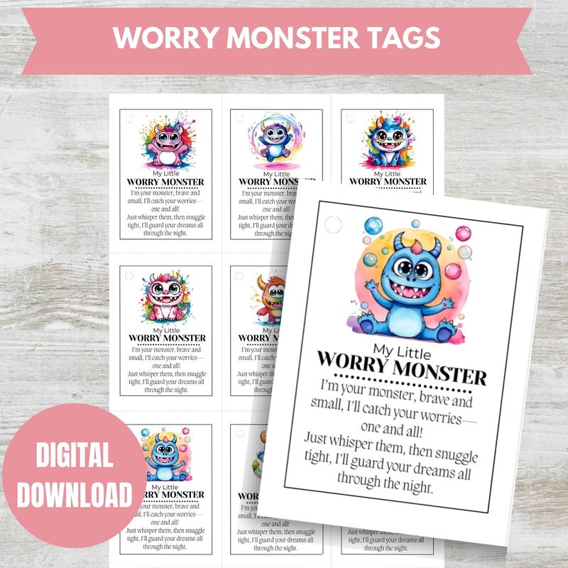 Worry Monster - Etsy