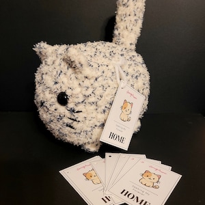 Amigurumi Crochet Product Tags Printable PDF Tags Cute Cat Printable ...