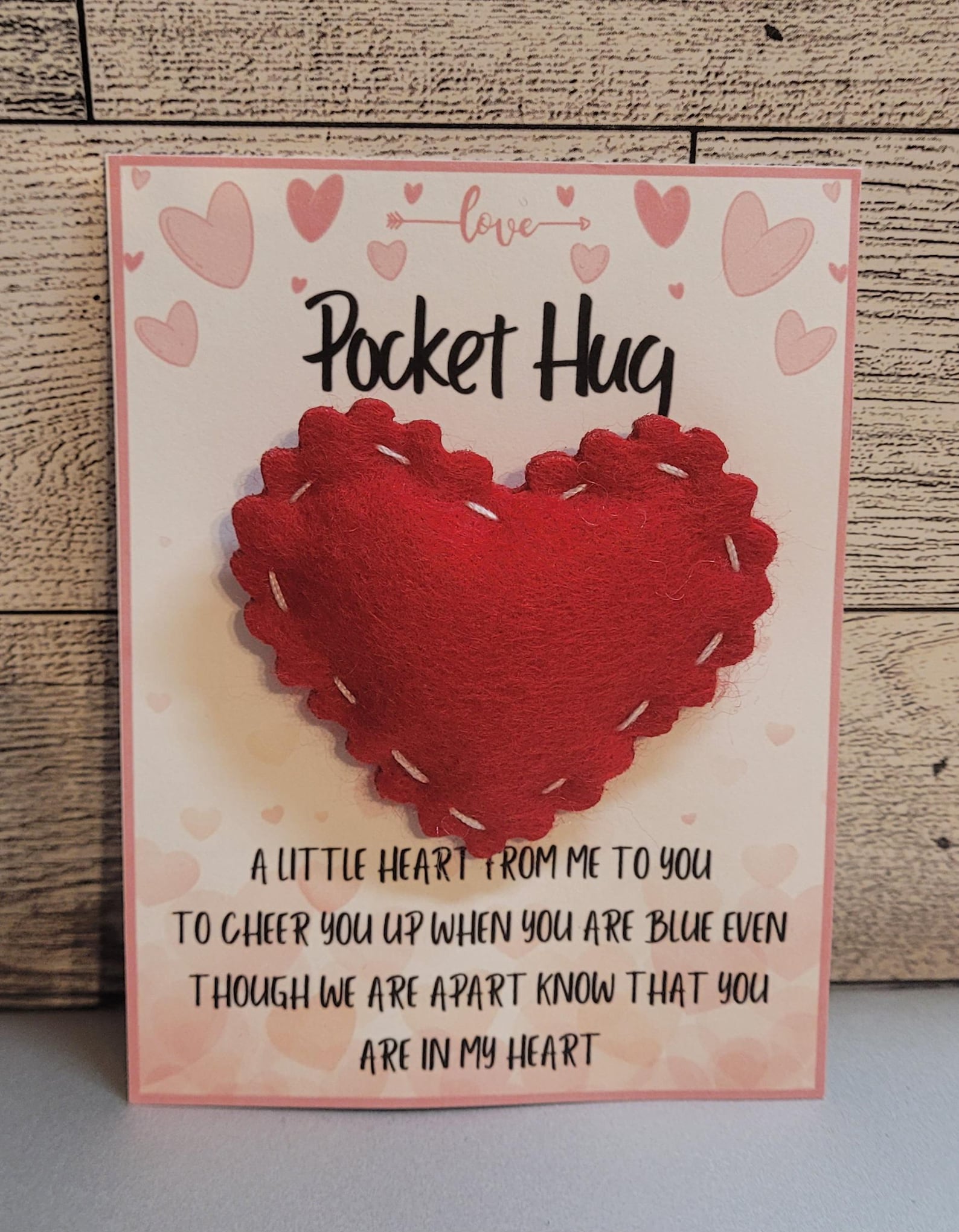 Printable Pocket Hug Cards, PDF Printable Crochet Card, Heart Pocket ...